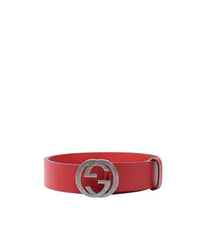 Gucci Gucci Double G Belt Red