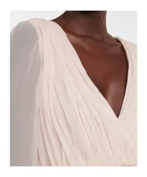 Giambattista Valli Bow Detail Ruched Mini Dress