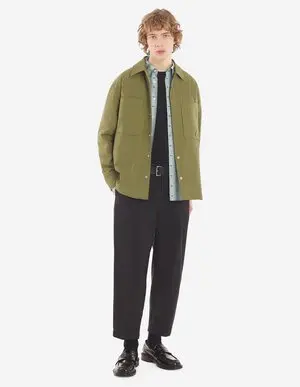 Maison Kitsuné Curved Hem Shirt Jacket