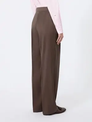 Max Mara Wool And Silk Blend Trousers