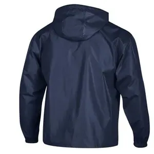 Champion North Carolina Tar Heels Packable Hooded Windbreaker Half-zip Jacket