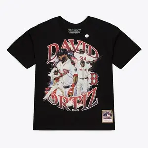 Mitchell & Ness David Ortiz Boston Red Sox Legendary Collage Player T-shirt