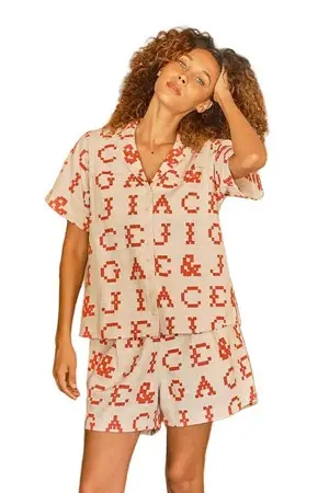 Ace & Jig Holden Patch Pocket Button-up Shirt - Monogram