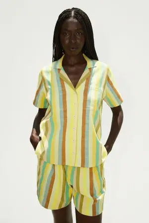 Ace & Jig Holden Patch Pocket Button-up Shirt - Wave