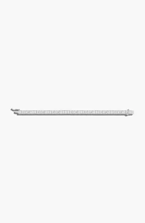AURATE Lab Grown Sapphire Baguette Tennis Bracelet