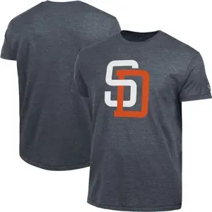 Champion San Diego Padres Cooperstown Logo Tri-blend T-shirt - Navy