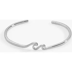 ALEX AND ANI Wave Cuff - Silver