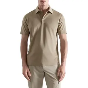 Mango Slim Fit Coolmax® Polo - Beige