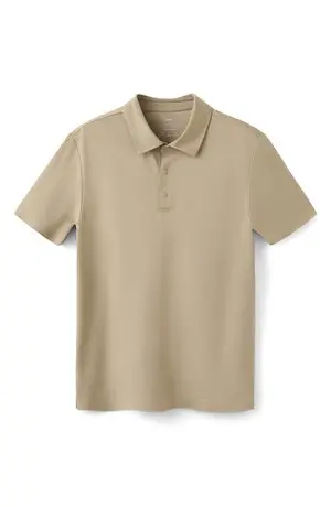 Mango Slim Fit Coolmax® Polo - Beige