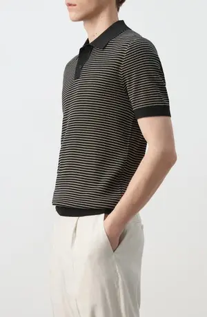Mango Stripe Polo