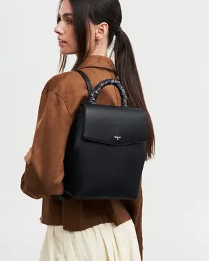 FABLE ENGLAND Laura Small Backpack - Black