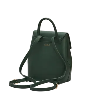 FABLE ENGLAND Laura Small Backpack - Dark Green