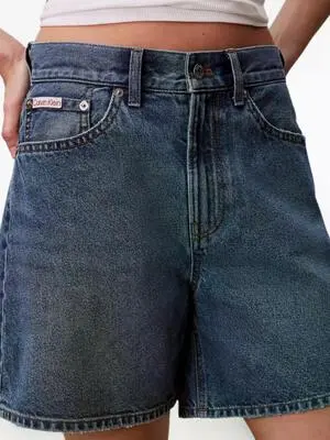Calvin Klein Patch Denim Shorts
