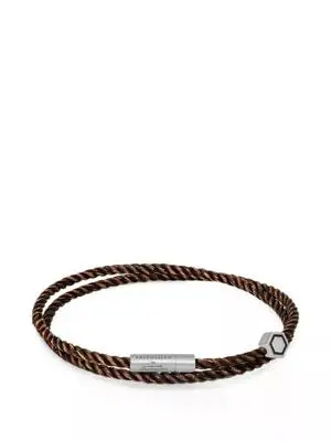 Tateossian Woven Double-wrap Bracelet - Silver