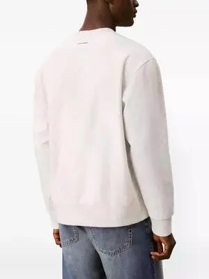 Calvin Klein Marl Logo Print Crew Neck Sweater