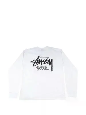 StÜssy Seoul Long-sleeve T-shirt - White