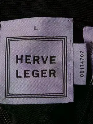 Herve Leger Rib-knit Maxi Dress