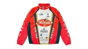 PALACE Palello Cycling Zip Jacket - Red