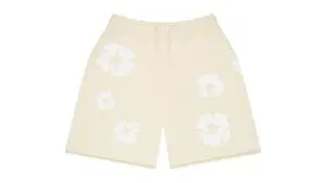 DENIM TEARS Cotton Wreath Sweatshorts - Oatmeal