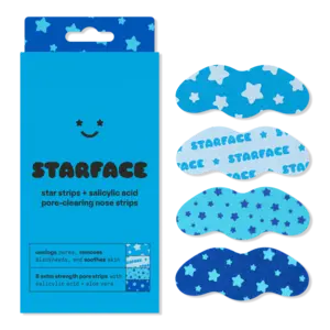STARFACE Star Strips + Salicylic Acid Pore-clearing Nose Strips - One-color