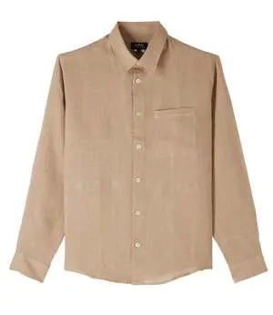 A.p.c. Cassel Logo Shirt - Beige