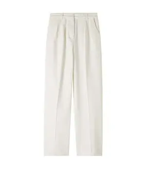 A.p.c. Tressie Wide Leg Trousers - Off White