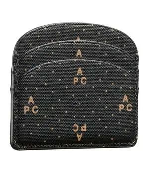 A.p.c. Demi-lune Cardholder One Size - Black