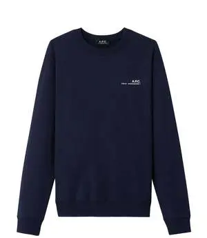 A.p.c. Item 0001" Sweatshirt - Navy Blue