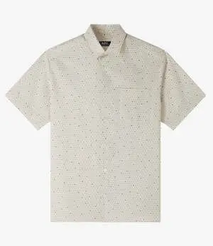 A.p.c. Rone Sizes Short-sleeve Shirt - Ecru