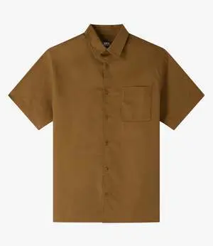 A.p.c. Raph Short-sleeve Shirt - Brown