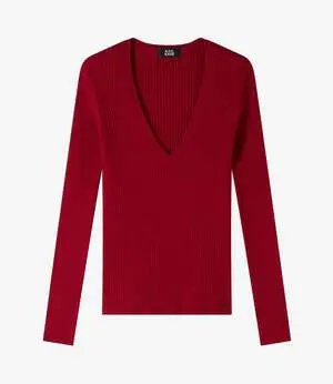 A.p.c. Camille Sweater Fag - Raspberry