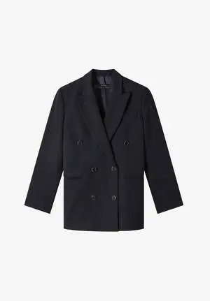 A.p.c. X Anastasia Barbieri Double-breasted Blazer - Navy Blue