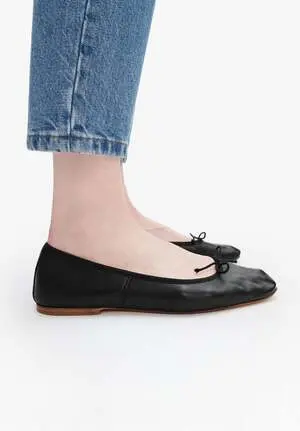 A.p.c. Leah Ballet Flats - Black