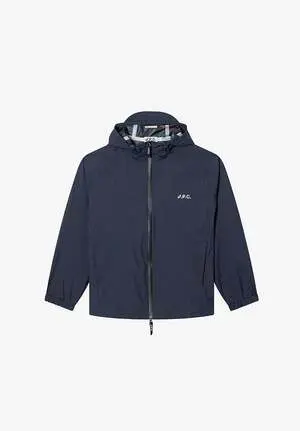 A.p.c. X Asics Meadow Waterproof Hooded Jacket - Navy Blue