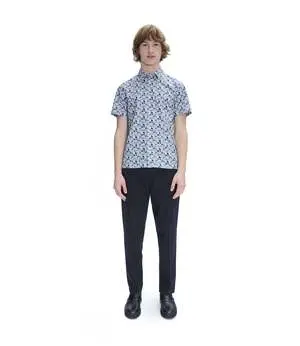 A.p.c. Léandre Short-sleeve Shirt - Blue