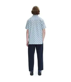 A.p.c. Riley Short-sleeve Shirt - Light Blue