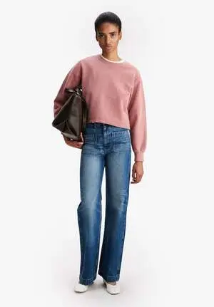 A.p.c. Boxy Autumn 26 Sweatshirt Fag - Raspberry