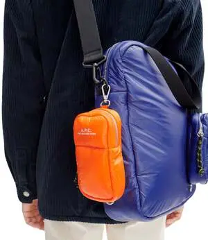 A.p.c. Mini Keychain Pouch - Navy Blue
