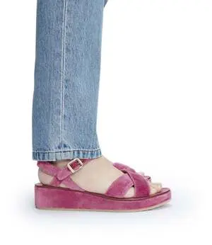 A.p.c. Original Sandals Faded Red - Black