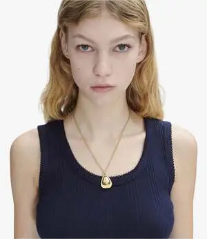 A.p.c. Brass Pendant Necklace - Gold