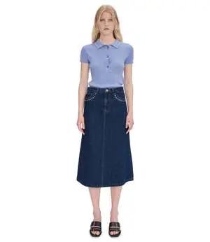 A.p.c. Redwood Denim Skirt - Indigo