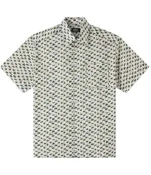 A.p.c. Rone Sizes Short-sleeve Shirt Kaf - Green