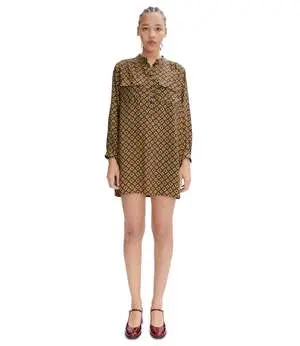 A.p.c. Mathilde Dress - Fuchsia