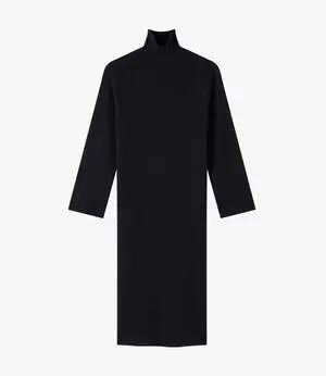 A.p.c. Prisca Ribbed Knit Dress - Navy Blue