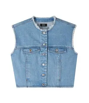 A.p.c. Barbara Denim Jacket - Light Blue