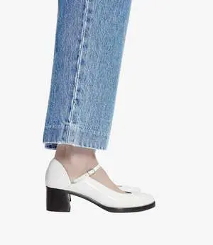A.p.c. Jade Mary Janes - White