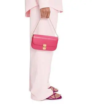 A.p.c. Grace Chaine Clutch One Size - Fuchsia