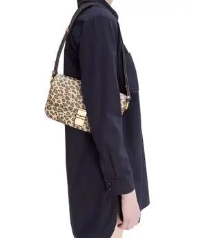 A.p.c. Grace Shoulder Bag One Size - Leopard Print