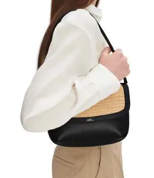 A.p.c. Sarah Shoulder Bag One Size - Black