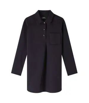 A.p.c. Maitena Dress - Navy Blue